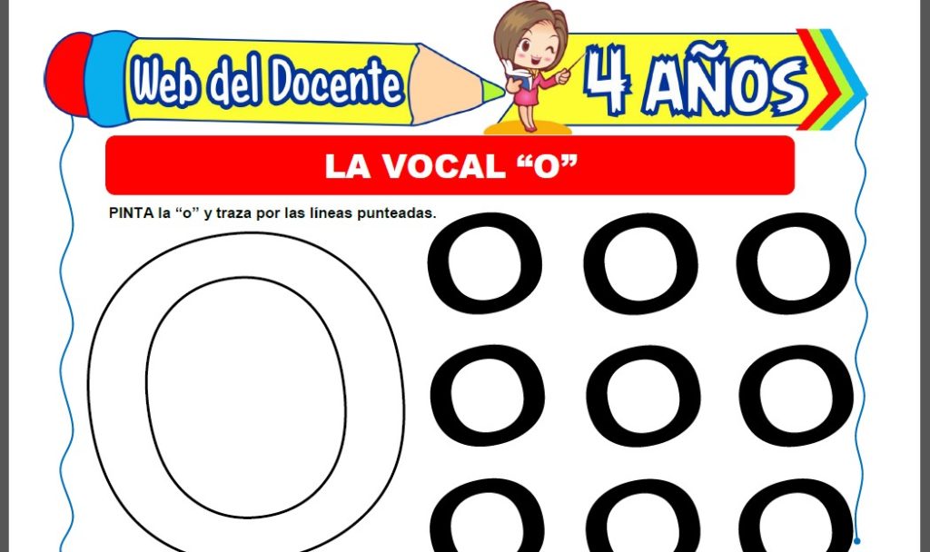 Actividades con la Vocal O para Niños de 4 Años – Web del Docente