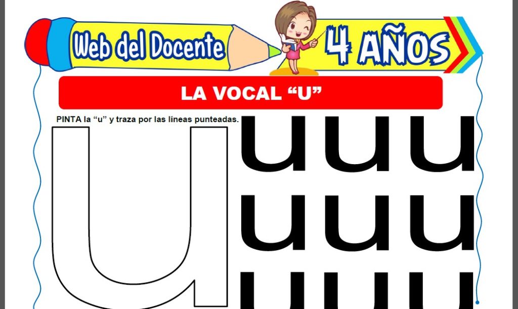Actividades con la Vocal U para Niños de 4 Años – Web del Docente