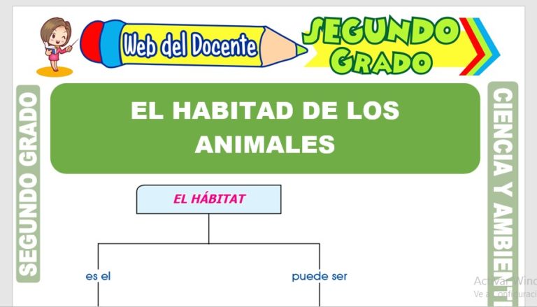 El Hábitat de los Animales para Segundo Grado de Primaria