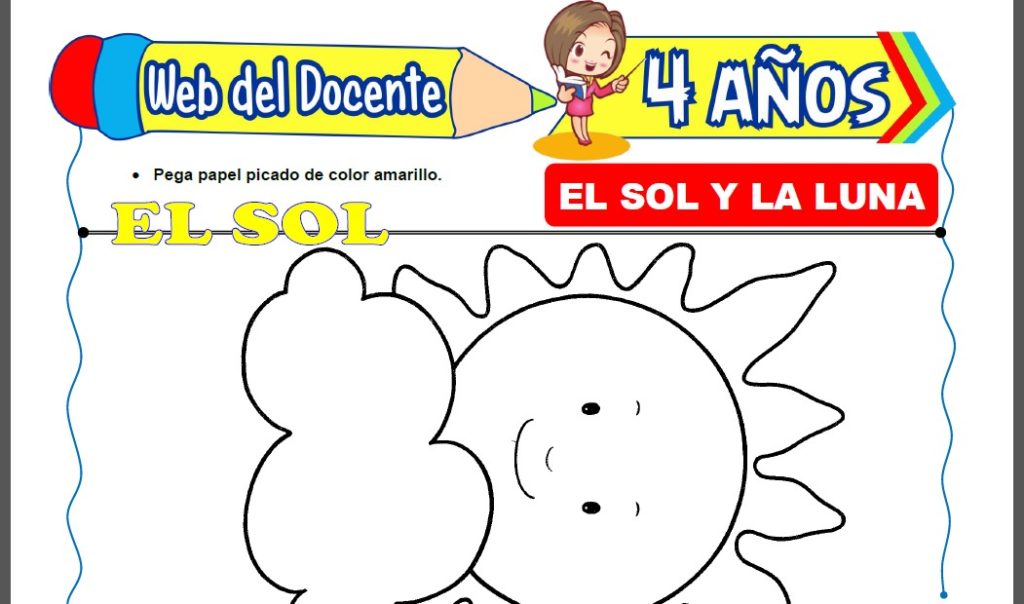 El Sol y la Luna para Niños de 4 Años – Web del Docente