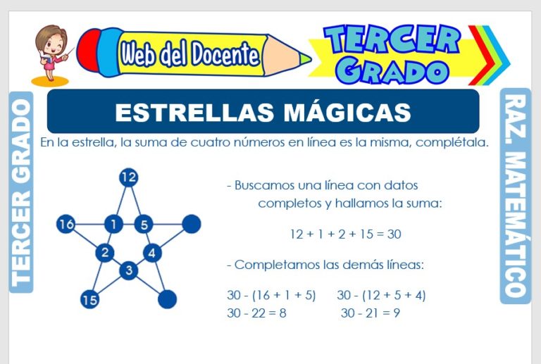 Estrellas Mágicas para Tercer Grado de Primaria – Web del Docente