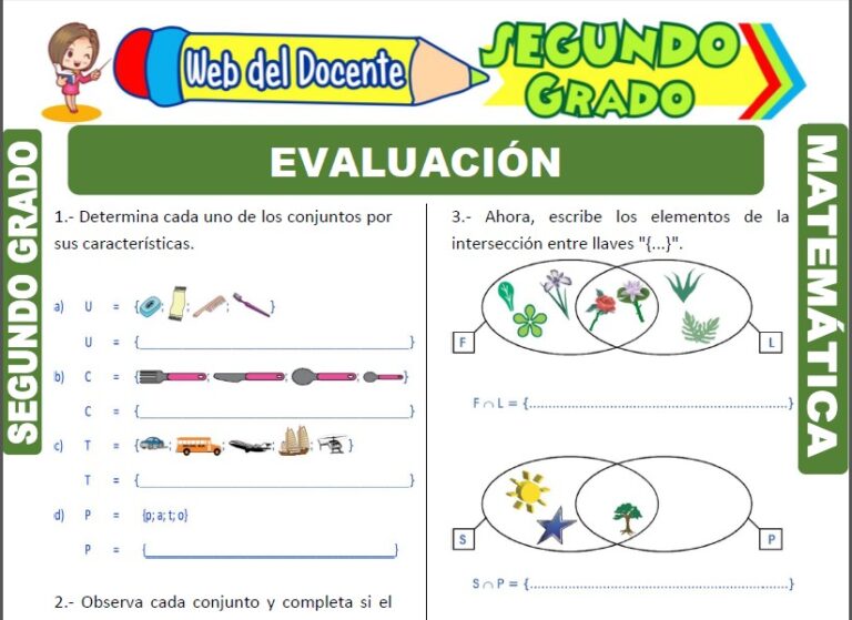 Evaluación de Matemática para Segundo Grado de Primaria – Web del Docente
