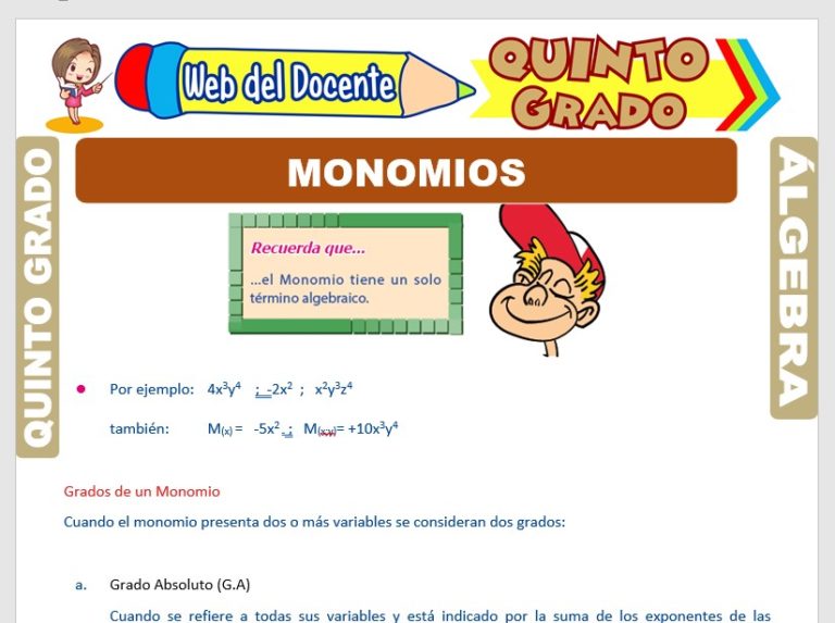 ÁLGEBRA – Quinto Grado de Primaria –– 28 Fichas GRATIS