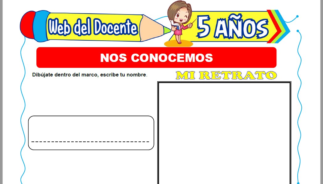 Nos Conocemos para Niños de 5 Años – Web del Docente