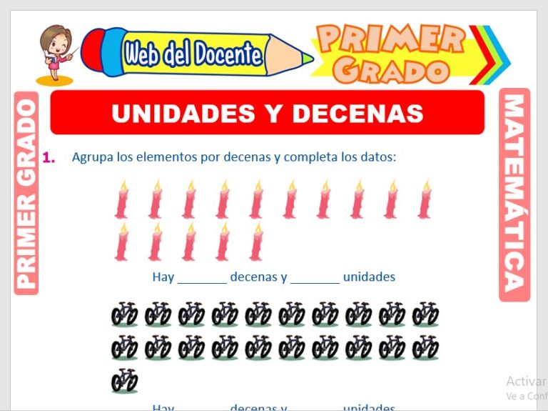 Números del 1 al 9 para Primer Grado de Primaria – Web del Docente